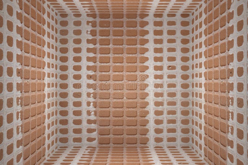 Bricks cube stock illustration. Illustration of pattern - 56345909