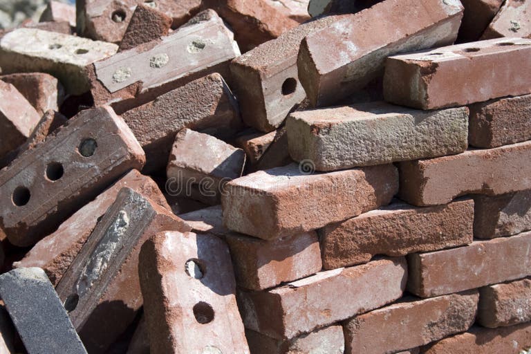 Bricks falling stock photo. Image of mortar, block, abstract - 5738122