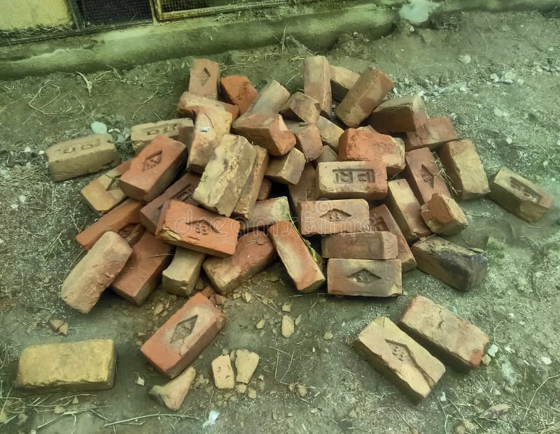 Bricks for Home Constructions Stock Image - Image of home ...
