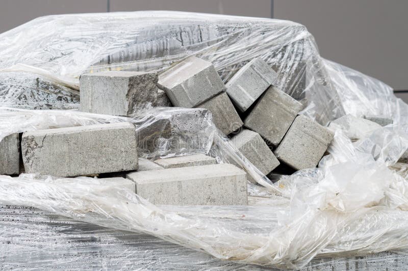 Bricks for Paving Sidewalks Stock Image - Image of site, paving: 224062981