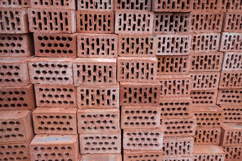 The Construction Waste Bricks Stock Photo - Image of break, rubbish ...