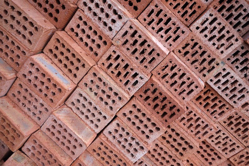 The Construction Waste Bricks Stock Photo - Image of break, rubbish ...