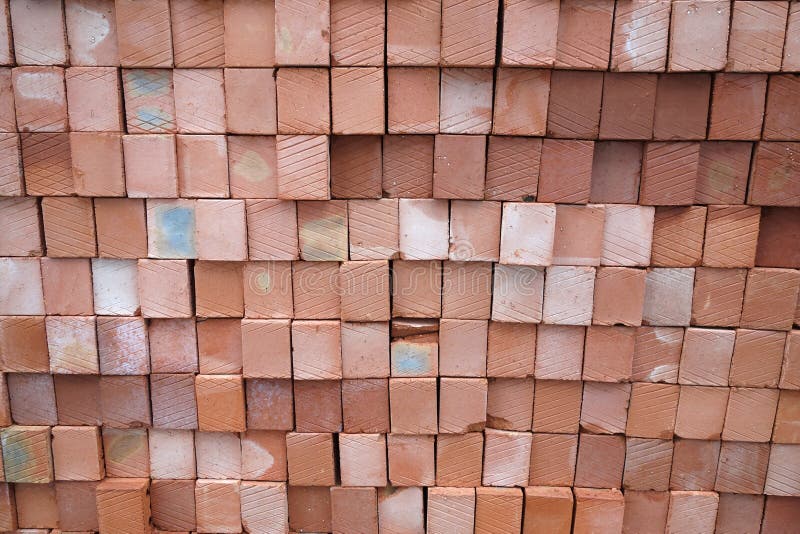 The Construction Waste Bricks Stock Photo - Image of break, rubbish ...