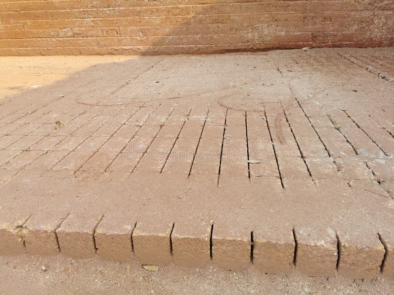 Bricks Quarry in Kerala, India. Stock Image - Image of sand, flooring ...