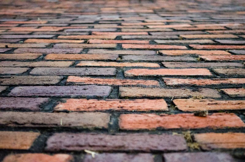 Bricks after rain stock photo. Image of orange, deep - 92782740