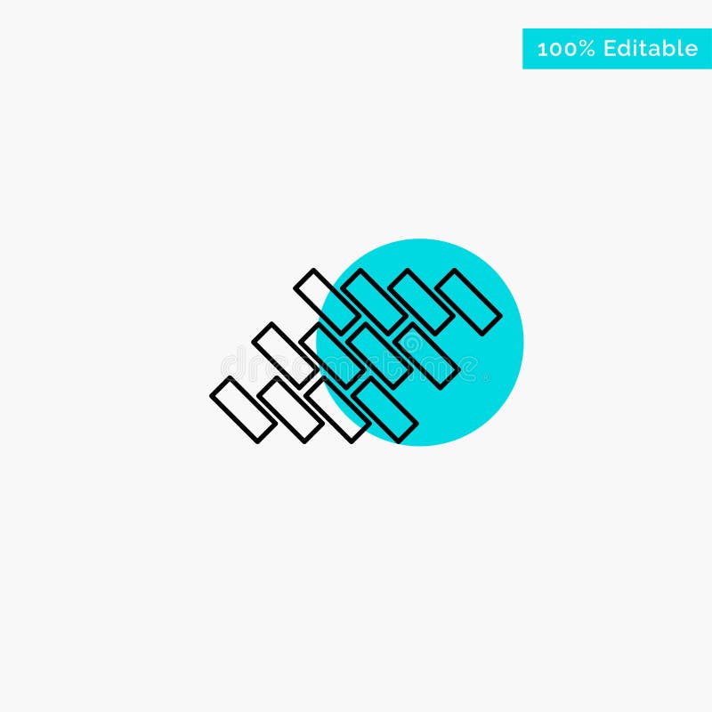 Bricks, Repair, Tile, Block, Construction Turquoise Highlight Circle ...