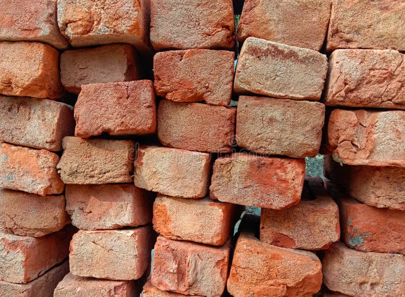 Bricks in a row stock image. Image of bricks, construction - 210785735