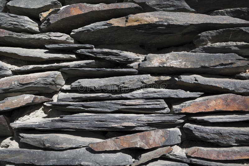 Bricks Slate Texture Background, Slate Stone Wall Texture Stock Photo ...