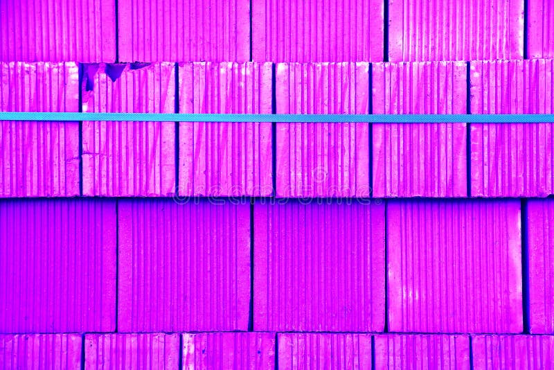 Bricks are Stacked in a Cube, Stack for Construction, Brick Background ...