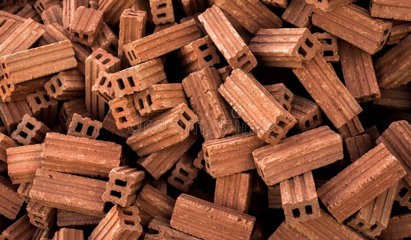 Bricks are Stacked Together Stock Photo - Image of closeup, nature ...