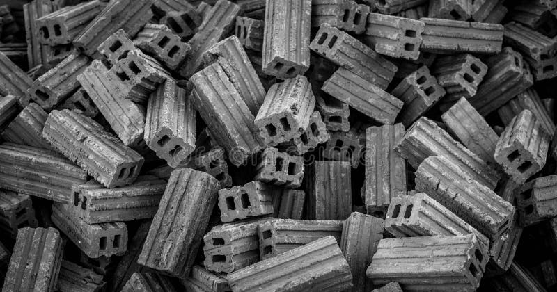 Bricks are Stacked Together Stock Photo - Image of abstract, clean ...