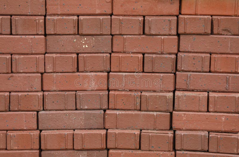 Bricks Stacked Up on a Pallet Stock Photo - Image of brickwork ...
