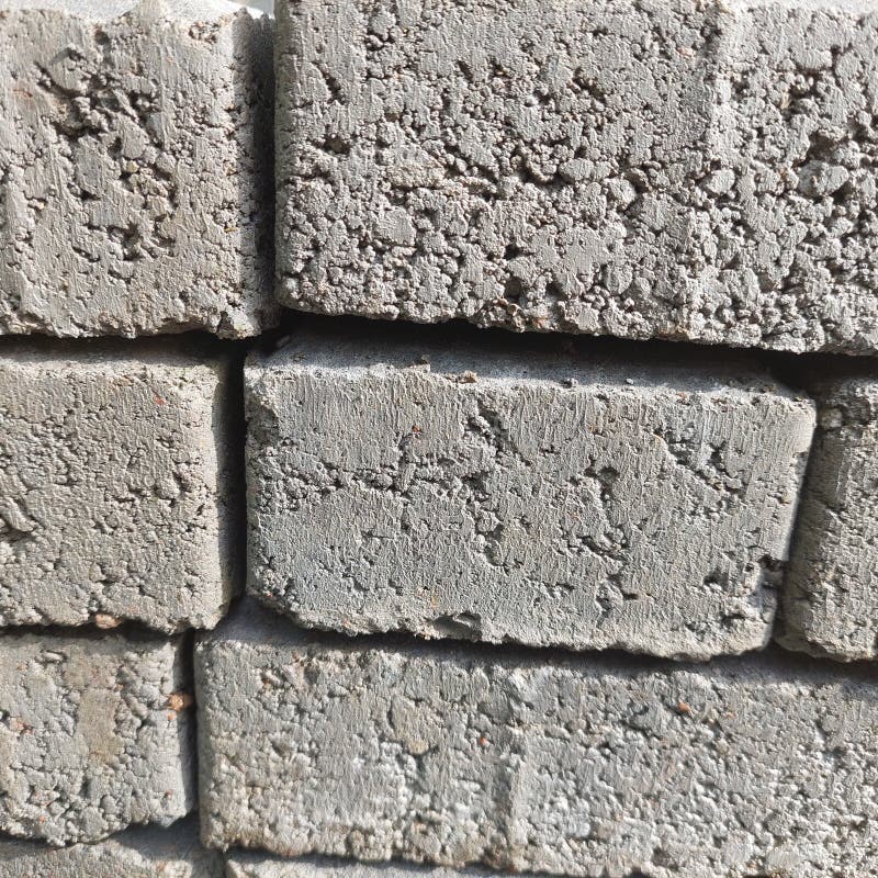 Bricks To Make Building Walls. Unique Brick Texture Stock Image - Image ...