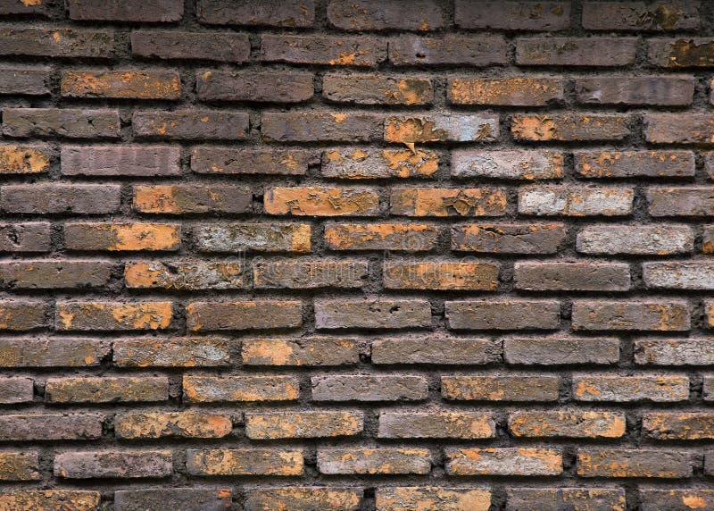 Bricks Wall at the Antique Architect Stock Photo - Image of interior ...