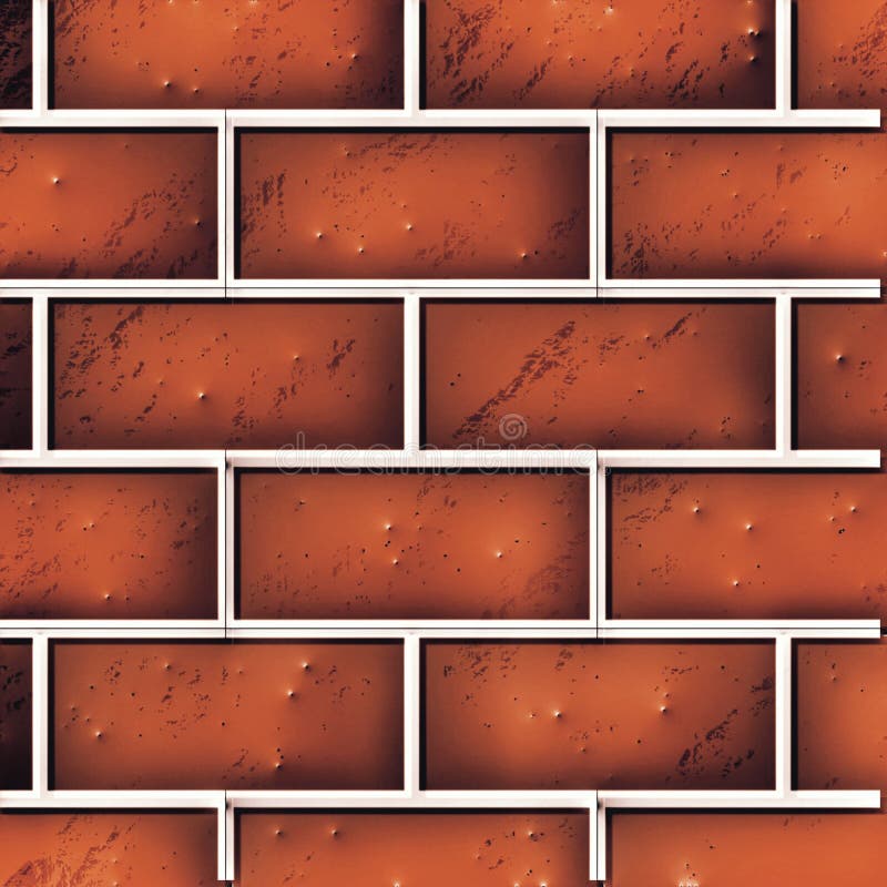Bricks Wall Texture for Games or Wallpaper Stock Illustration ...
