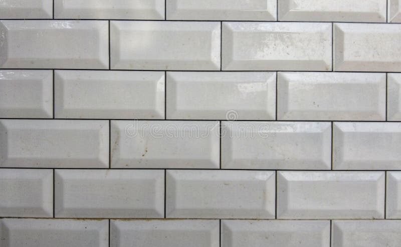 Bricks White Tiles Textured Background Stock Image - Image of pattern ...