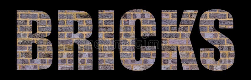 Bricks word picture stock image. Image of text, kingdom - 146385213