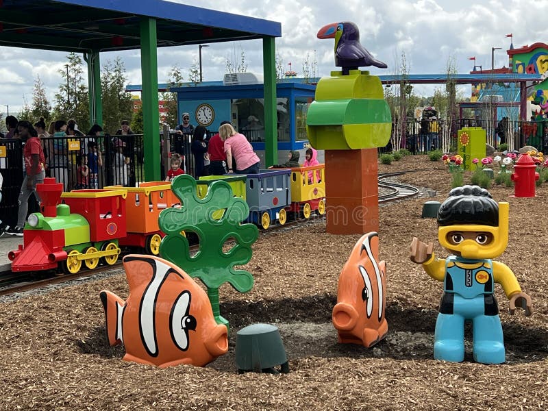 Bricktopia En Legoland En Goshen Nueva York Foto de archivo editorial ...