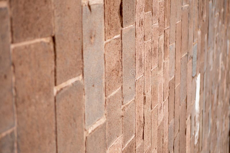 Brickwall with perspective stock image. Image of abstract - 268150227