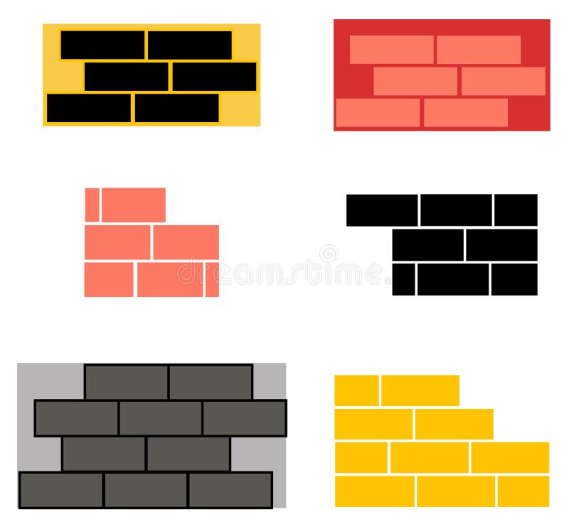 Brickwork As an Element of Vector Illustration Stock Vector ...