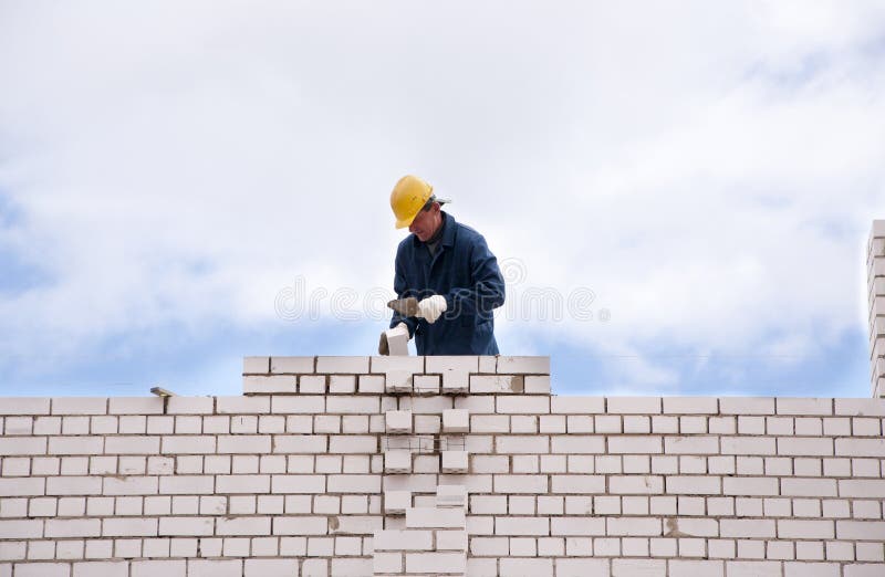 Brickwork stock photo. Image of construct, work, horizontal - 41829548