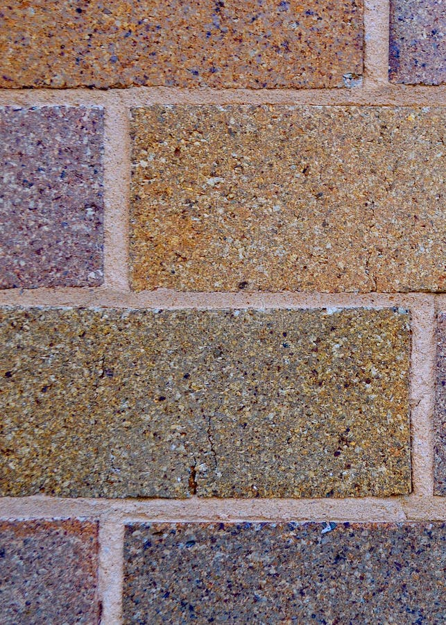 Brickwork in the City in Vertical Format Stock Image - Image of ...