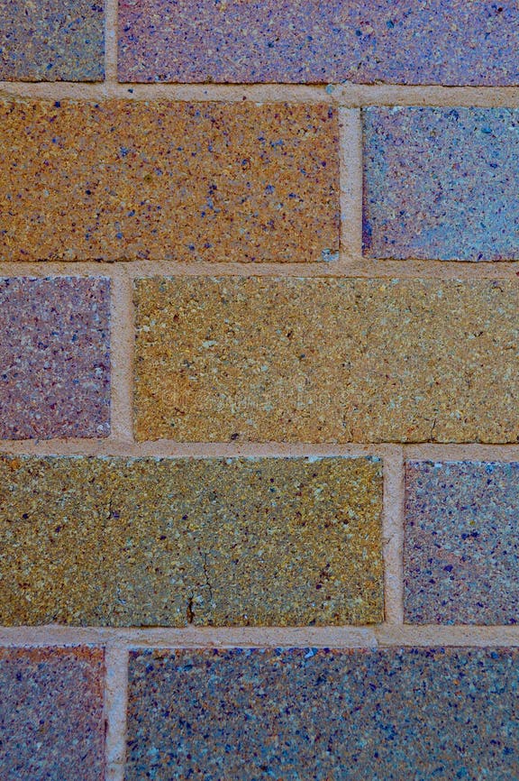 Brickwork in the City in Vertical Format Stock Photo - Image of ...