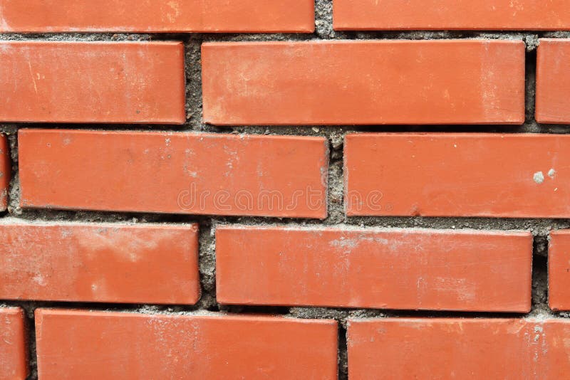 Brickwork Close-up. Background of Red Bricks. Good Quality Stock Photo ...