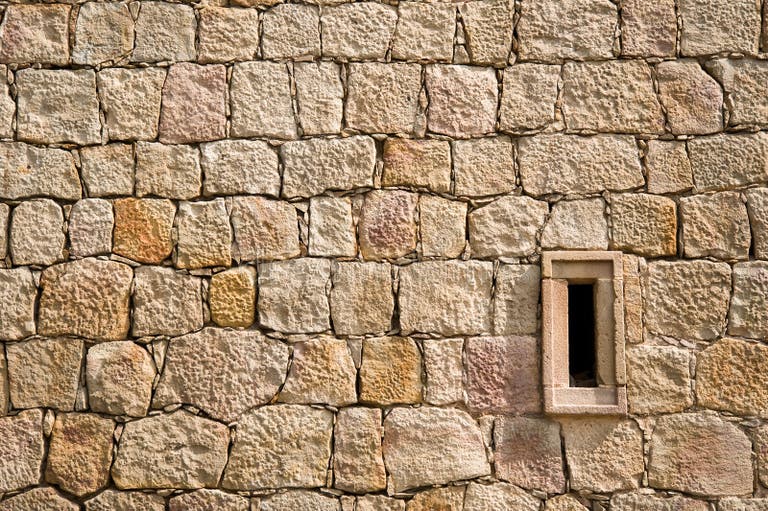 Brickwork with embrasure stock image. Image of outdoors - 23357629