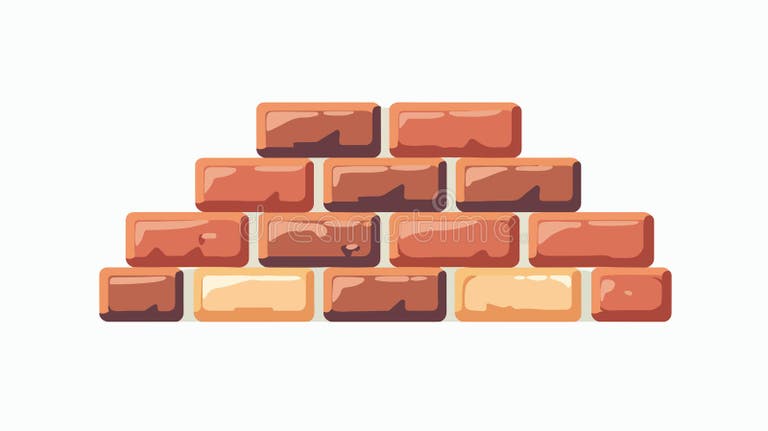 Brickwork Icon: Construction Symbol for Engineering and Architecture ...