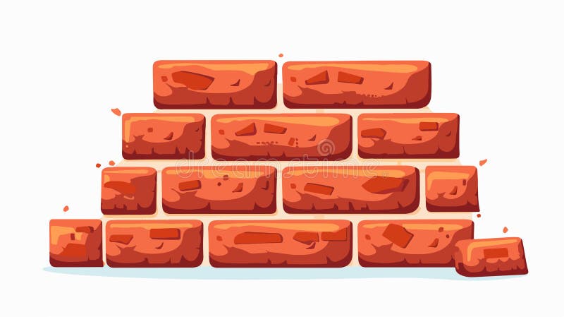 Brickwork Icon: Construction Symbol for Engineering and Architecture ...