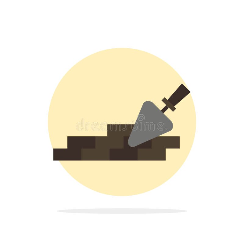 Brick Laying Icon Circle White Background Stock Illustrations – 16 ...