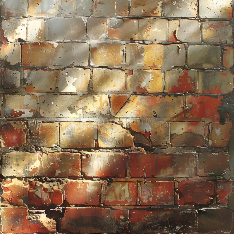 Brickwork with Missing Bricks Creating a Unique Pattern Stock Photo ... Brickwork with Missing Bricks Creating a Unique Pattern Stock Photo ...