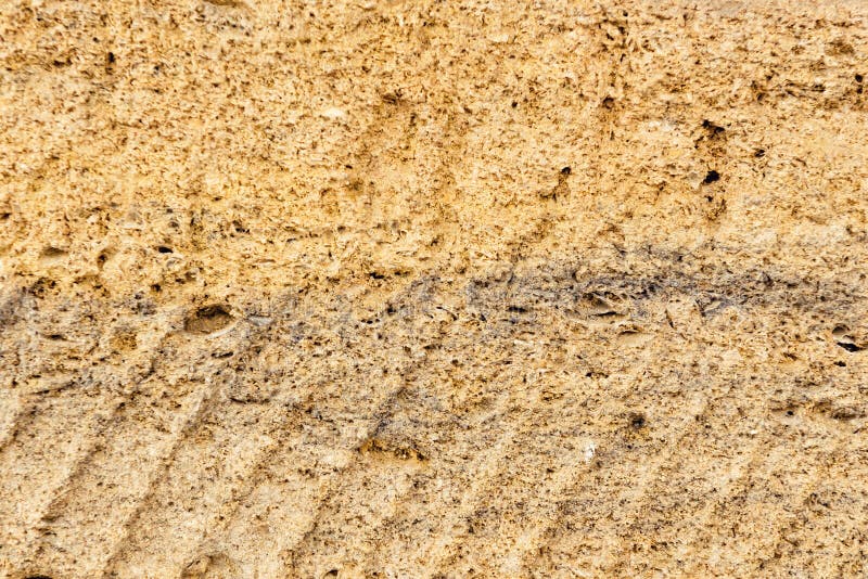 Brickwork of Shell Rock. Background Structure Stock Image - Image of ...