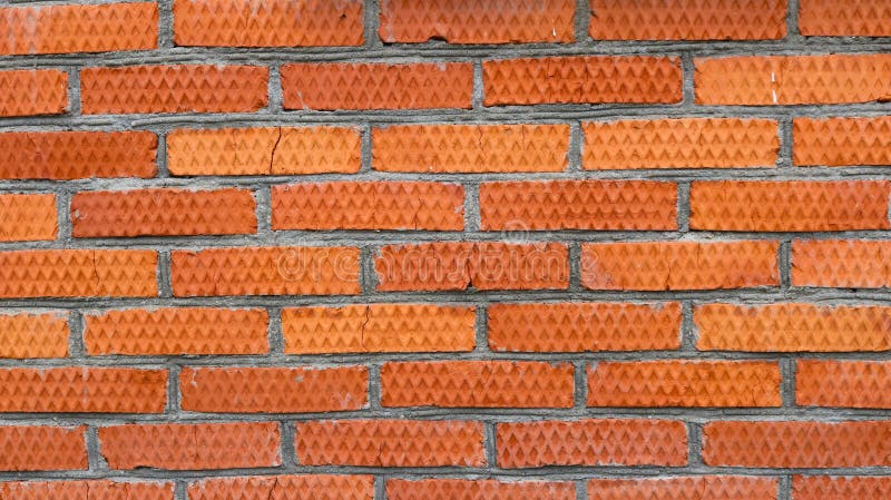 Textured Brick Masonry Wall Fragment Stock Image - Image of ...