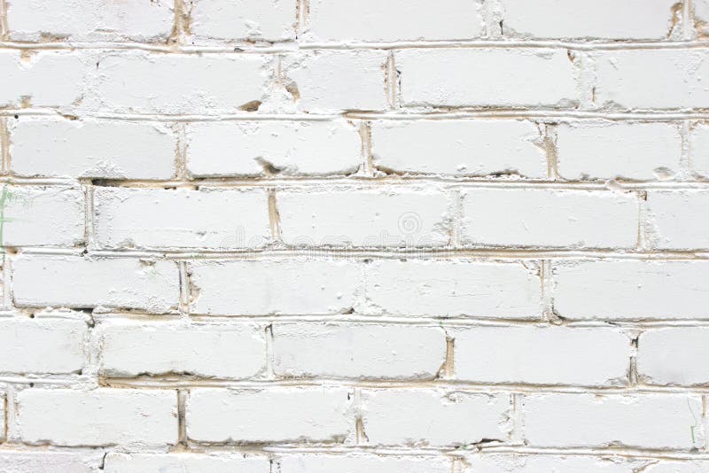 Brickwork, White Brick Wall Close-up Stock Photo - Image of ...