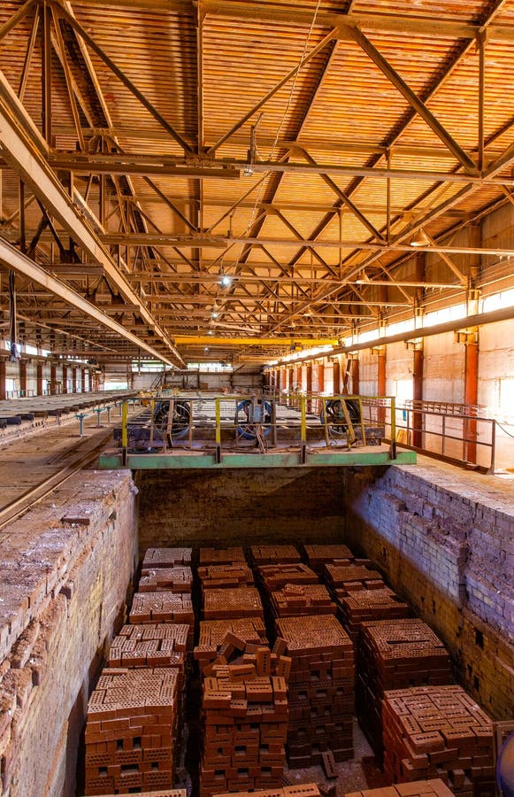 Brickworks. Production Workshop Inside Editorial Photography - Image of ...