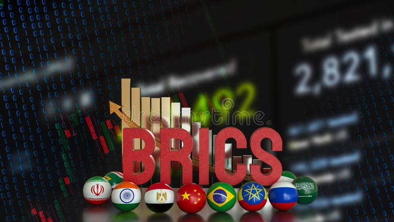 The BRICS is an Acronym for Economist for Business Concept 3d Rendering ...
