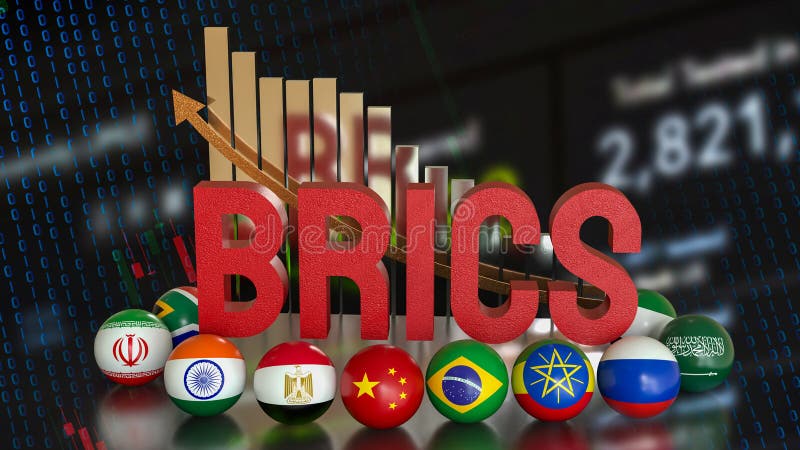 The BRICS is an Acronym ForÂ Economist for Business Concept 3d ...