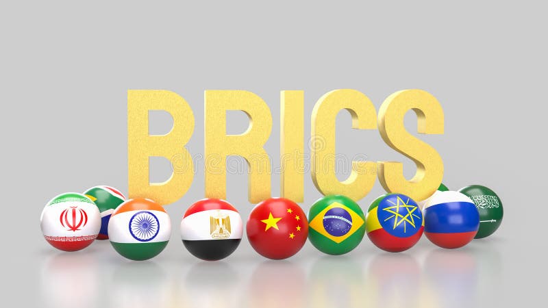 The BRICS is an Acronym ForÂ Economist for Business Concept 3d ...