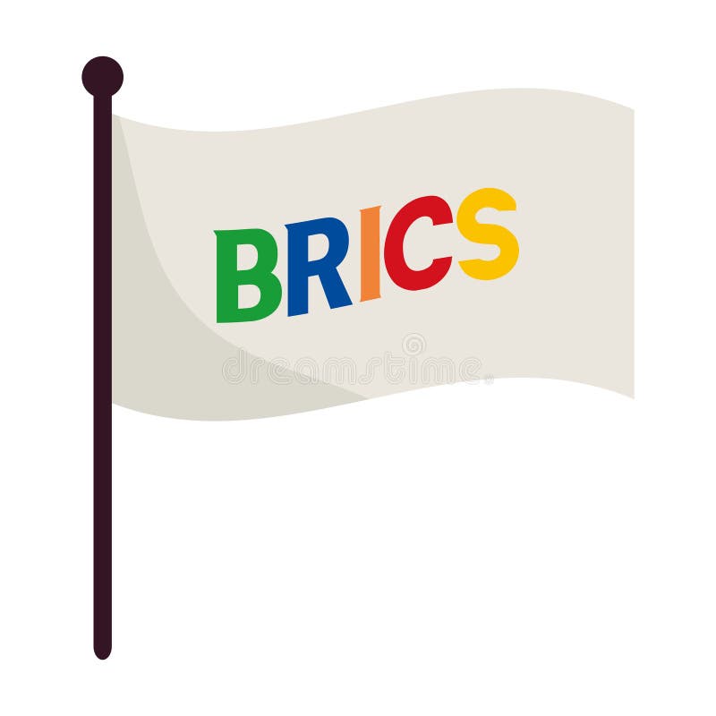 Brics Alliances Flag Symbol Stock Vector - Illustration of business ...