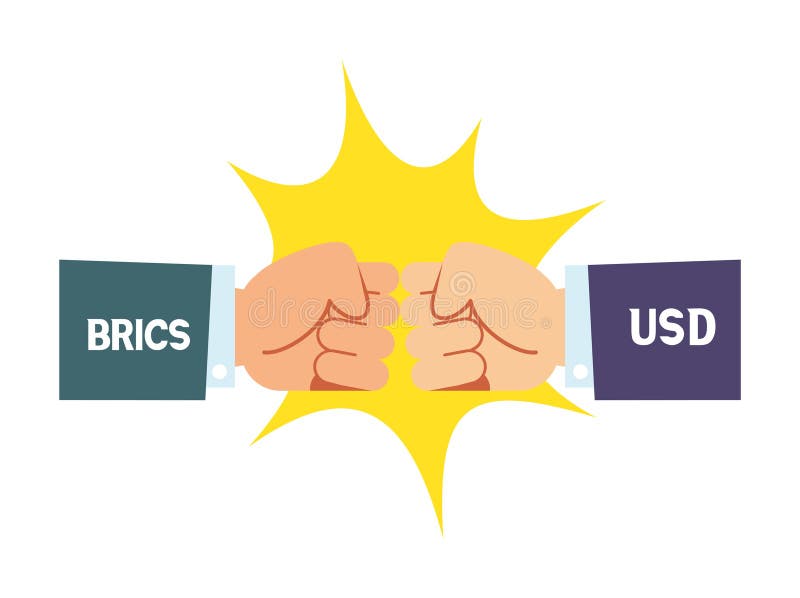 Brics and Dollars Illustration Stock Vector - Illustration of russia ...