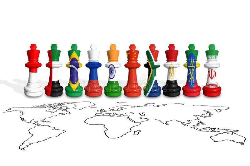 BRICS is Group of Powerful Rising States Stock Photo - Image of ...