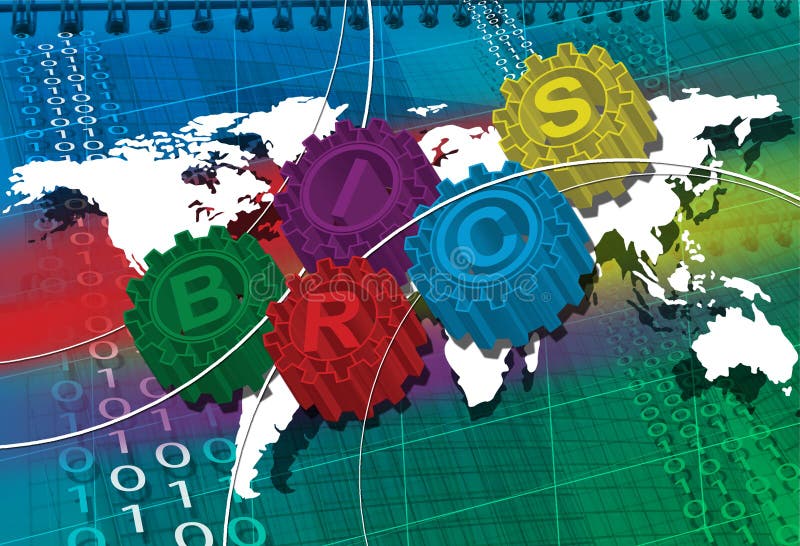 Brics symbol stock illustration. Illustration of brazilian - 30315642