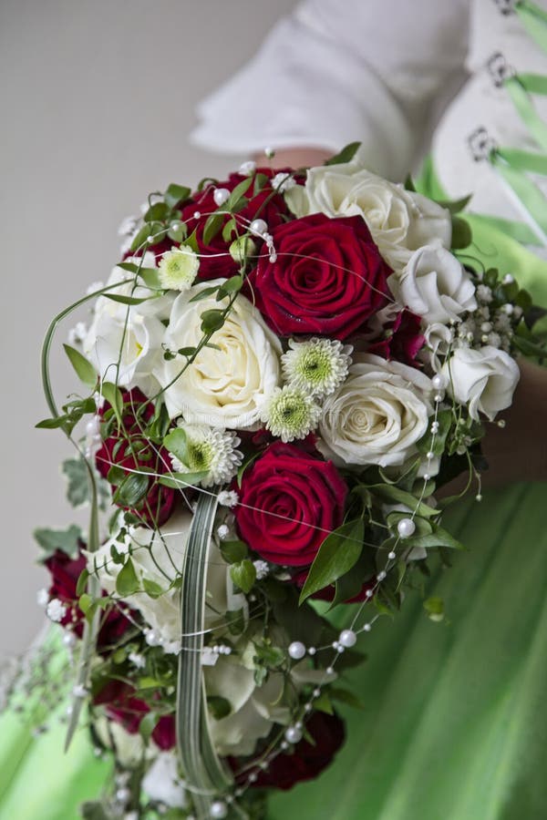 Bridal bouquet with roses stock image. Image of bouquet - 66823355