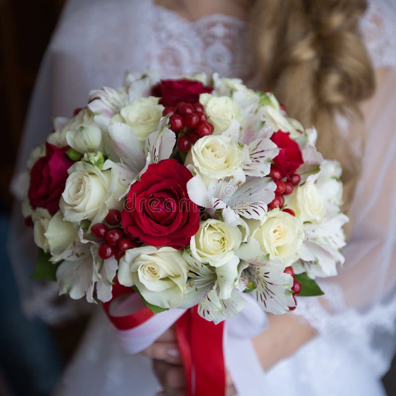 Bridal Bouquet, Square Composition Stock Photo - Image of bride ...