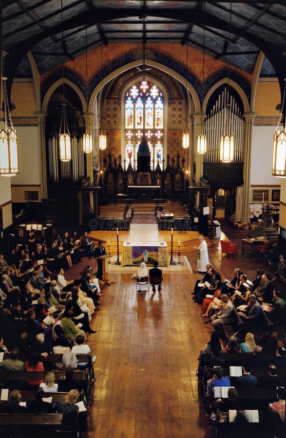 Bridal Ceremony at a Church Stock Image - Image of ethnicity, couple ...