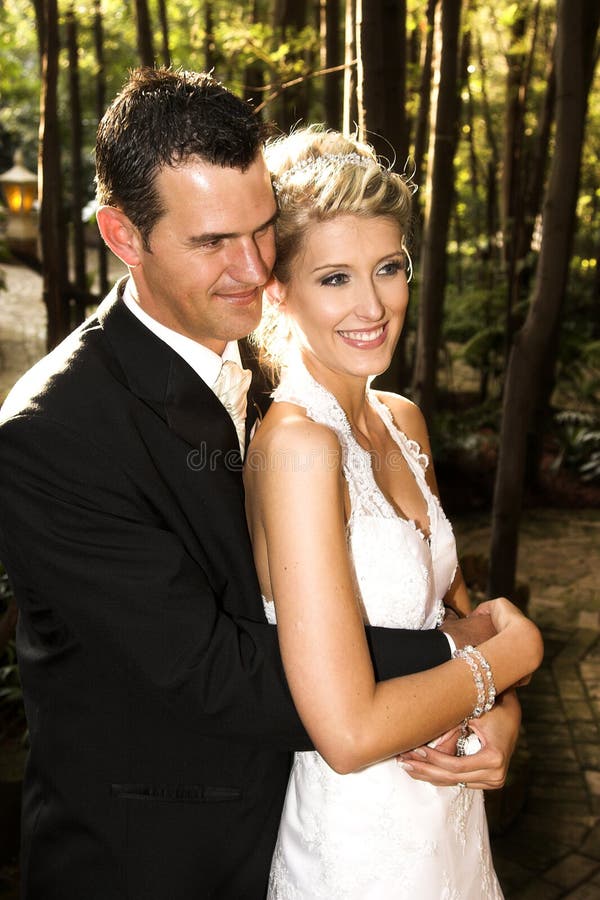 Bridal Couple stock image. Image of features, blond, couple - 9386873