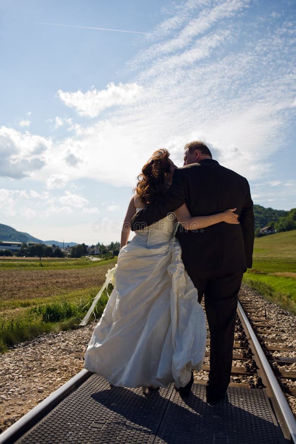 Bridal Couple in love stock photo. Image of fondly, bridal - 3197910