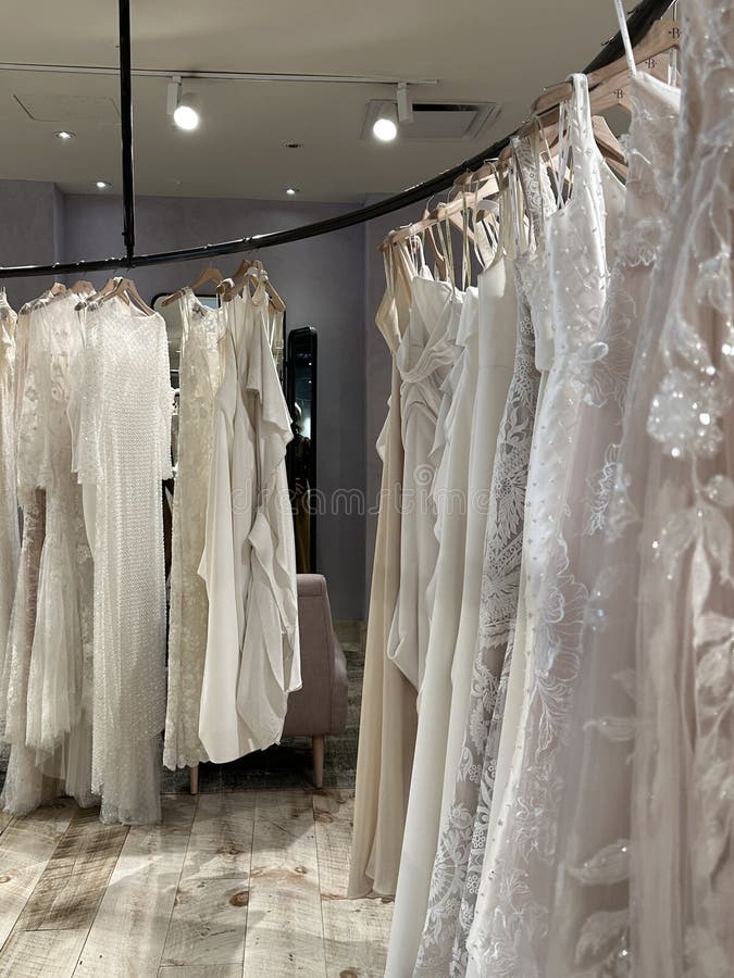 Bridal Gowns stock photo. Image of white, pretty, bridal - 323350450